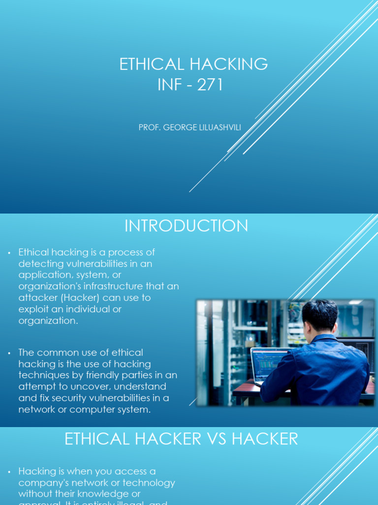 Understanding Ethical Hacking Basics | PDF | Security Hacker | White ...