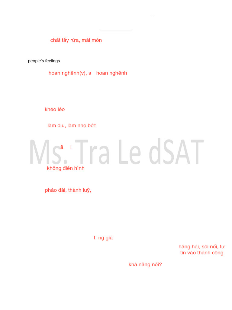 Vocabs Set 1 | PDF