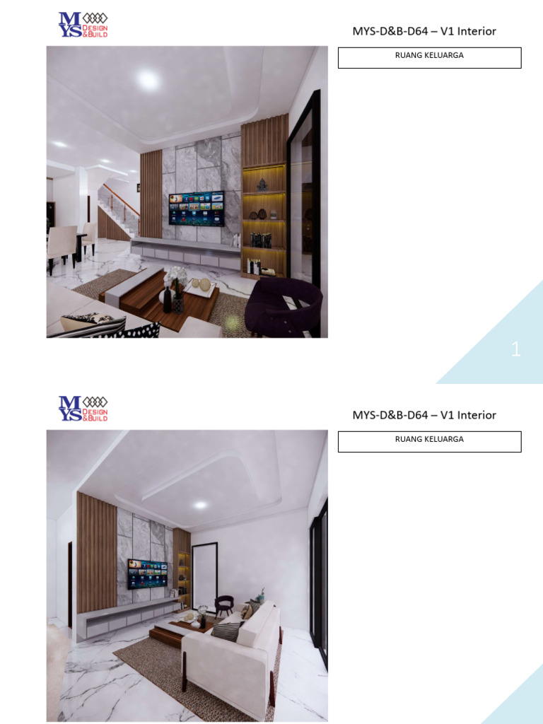 MYS-D&B-D64 Interior Design Overview | PDF