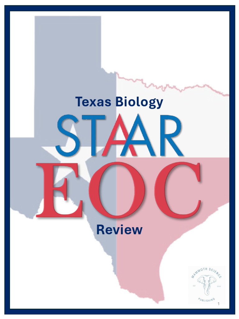 Biology Staar Eoc Review - Key | PDF | Cell (Biology) | Virus