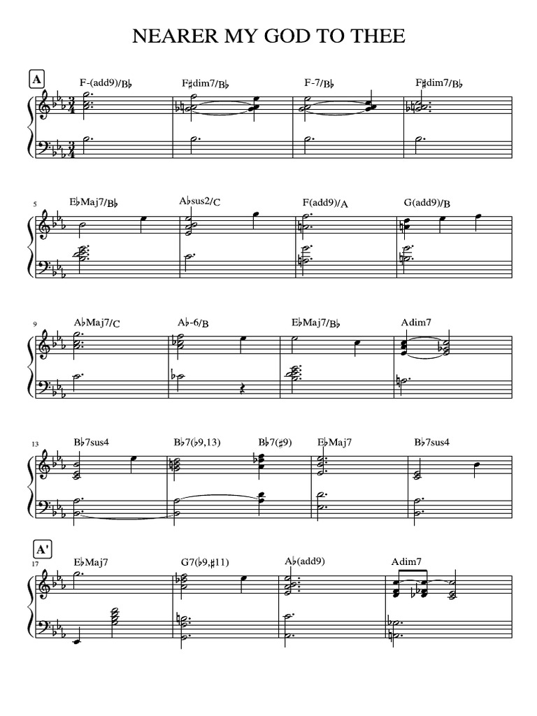 Nearer My God To Thee | PDF