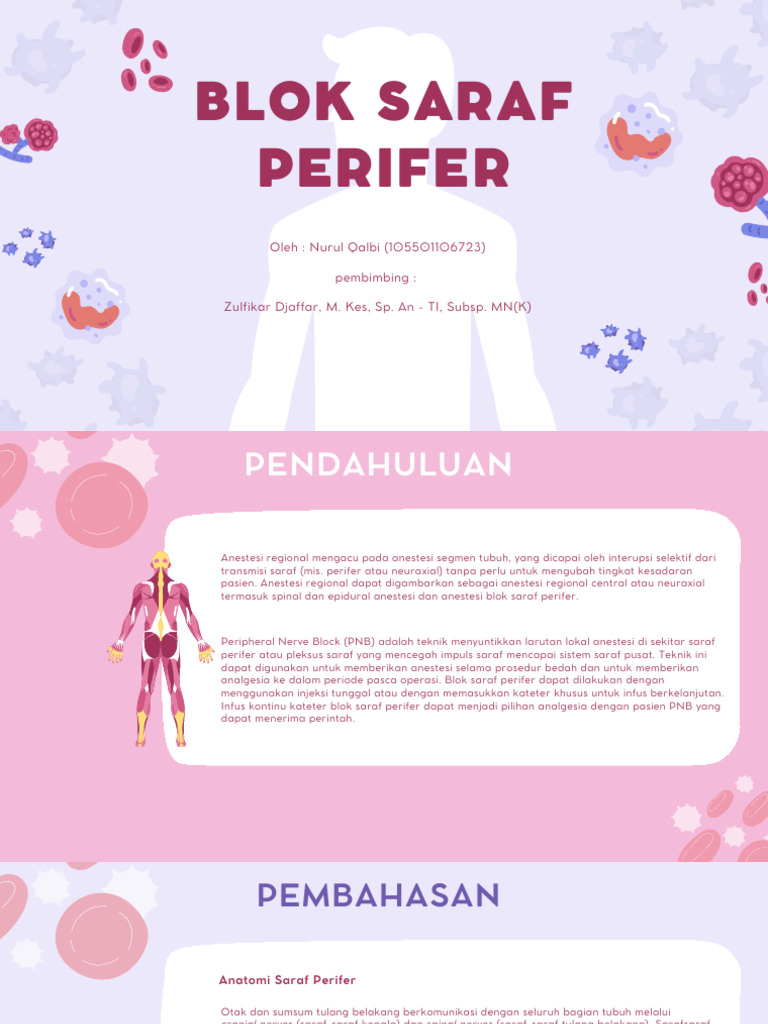 Teknik Blok Saraf Perifer dalam Anestesi | PDF