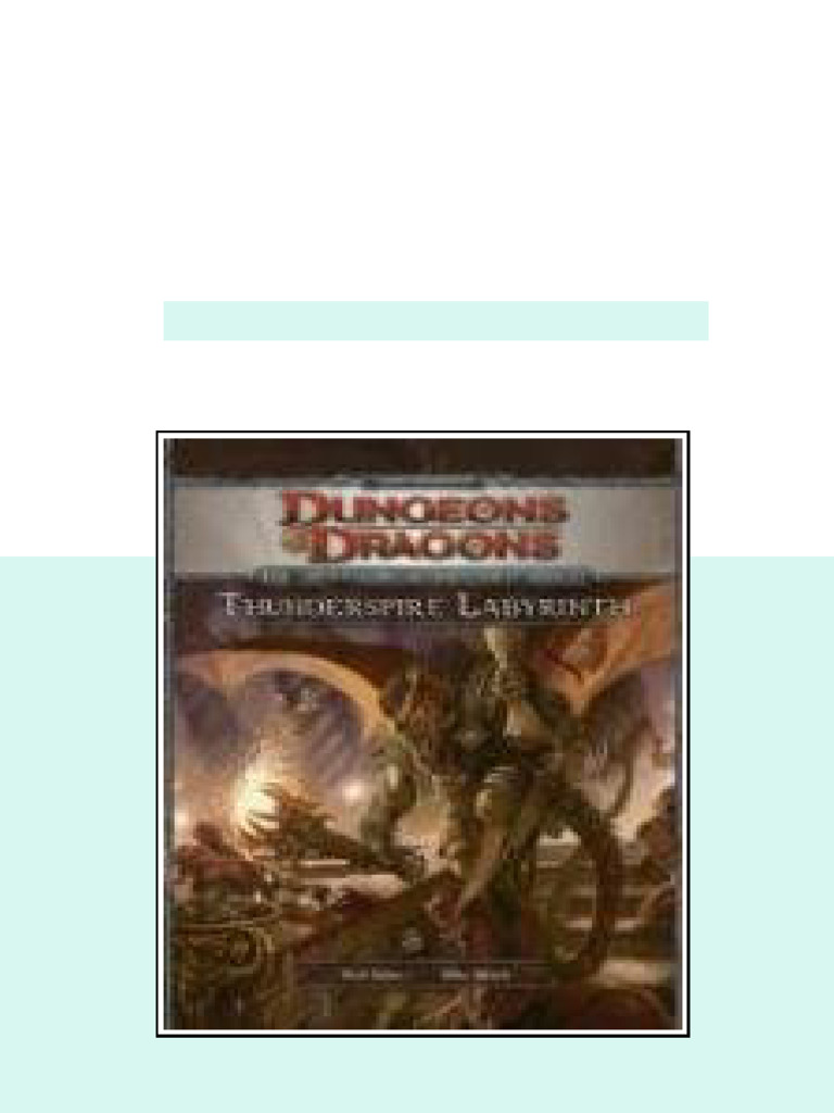 H2 Thunderspire Labyrinth Dungeons Dragons 4th Edition Richard Baker ...