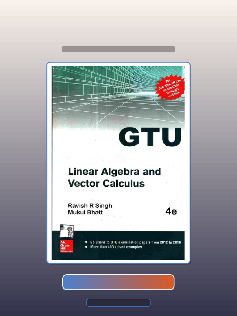 Linear Algebra and Vector Calculus 2110015 Gujarat Technological ...