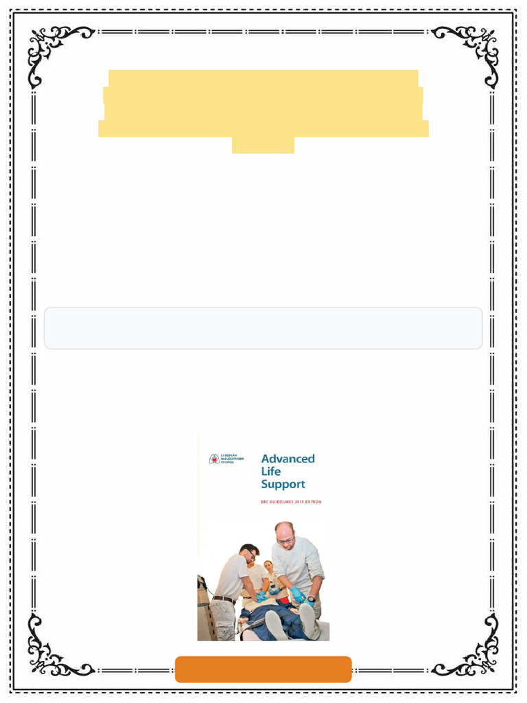 Advanced life support John Ballance Editor Gavin Perkins Editor Carsten Lott Editor Gavin Lockey ...