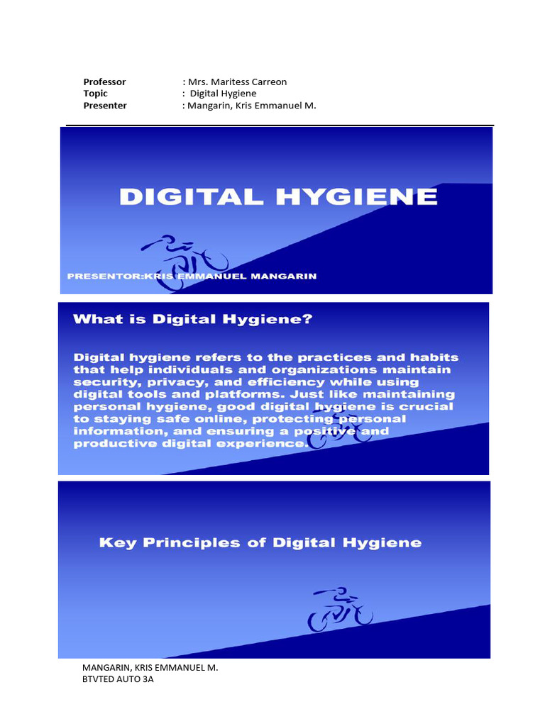 Digital Hygiene | PDF