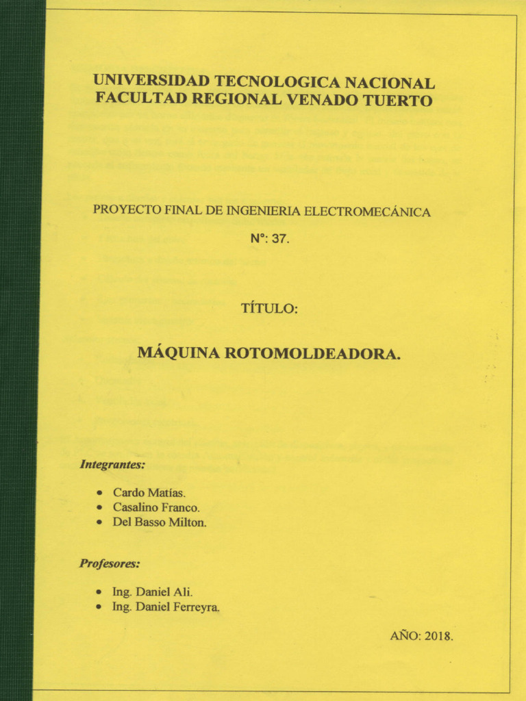 Utn FRVT PFC Ie037 | PDF | Polímeros | El plastico