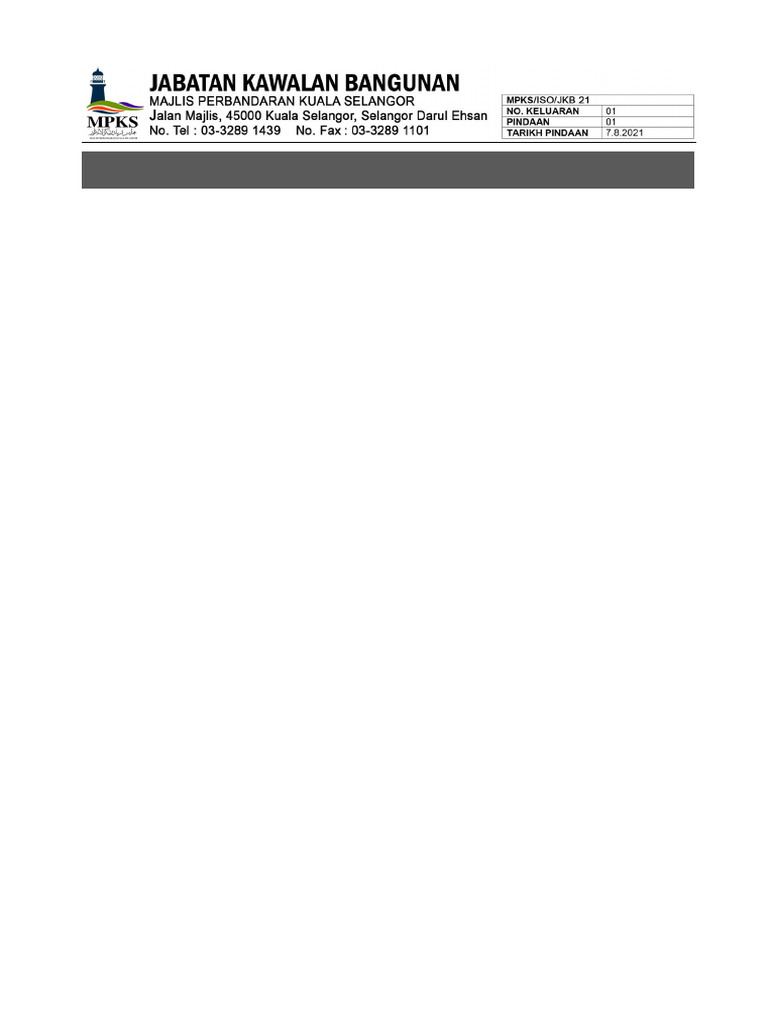 Borang D | PDF