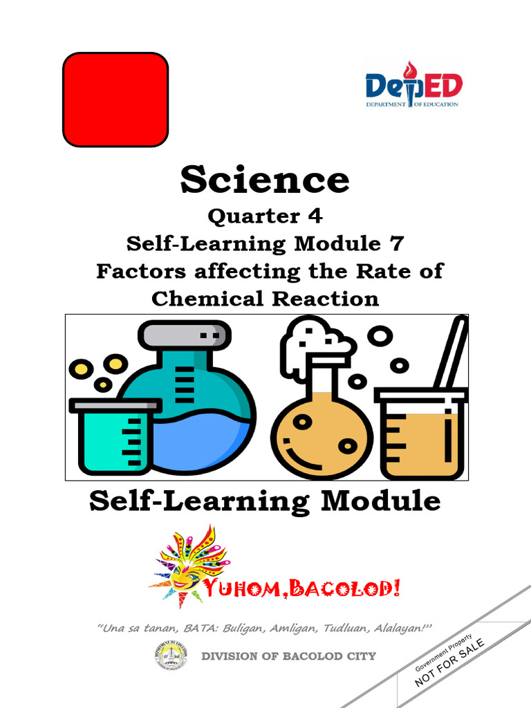 7. Grade 10 Q4 SLM7 Factors Affecting the Rate of Chemical Reaction 2nd ...