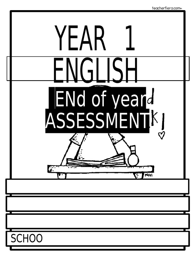 Year 1 End of Year Assessment for Blog | PDF