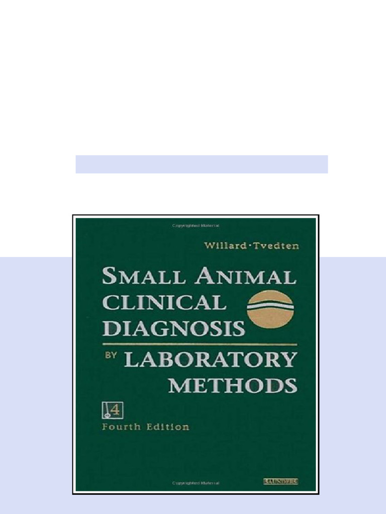 Small Animal Clinical Diagnosis by Laboratory Methods 4th Edition ...