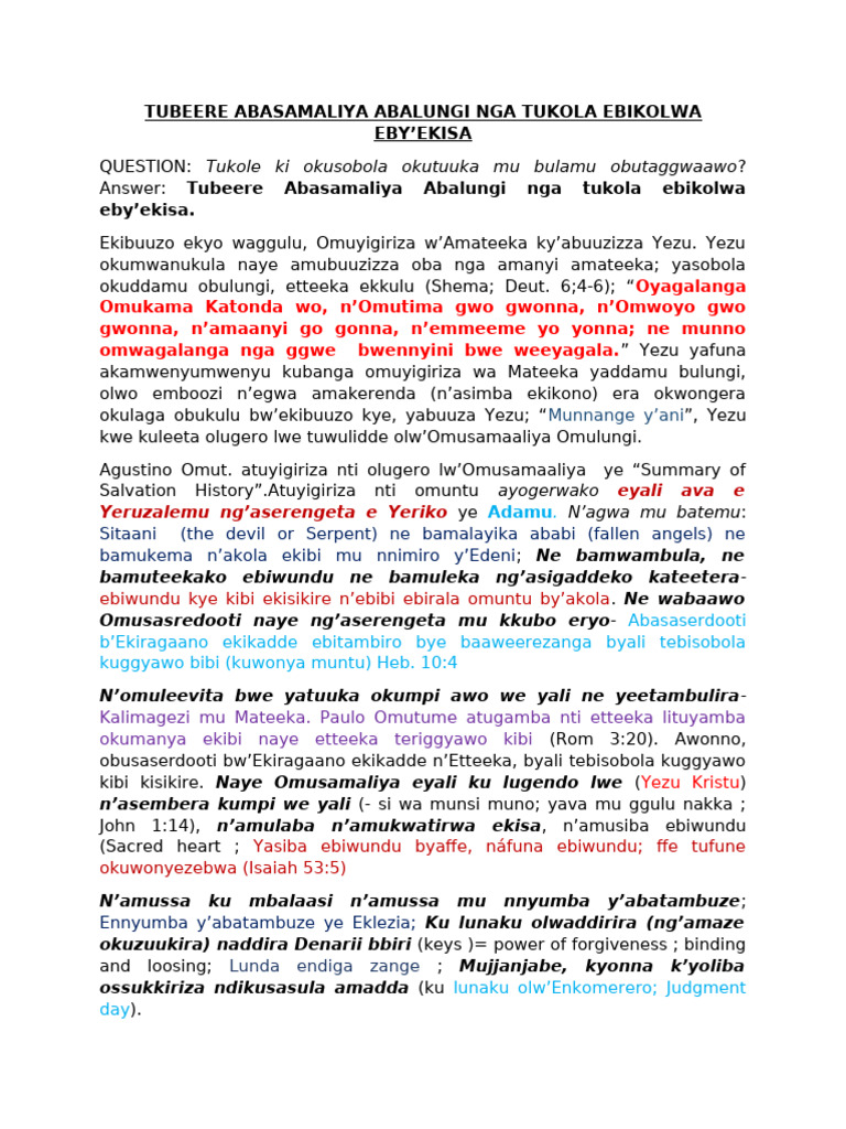 Homily on the 15th Sunday Ot c | PDF