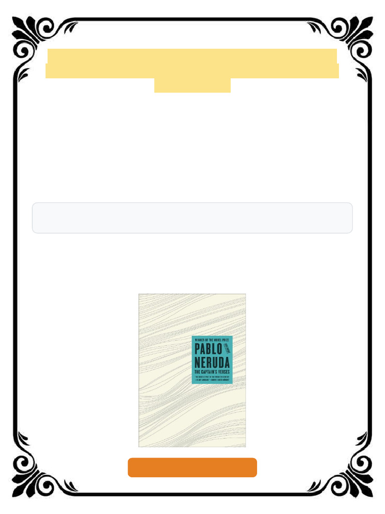 The Captain s Verses Love Poems New Directions Books Pablo Neruda ebook ...