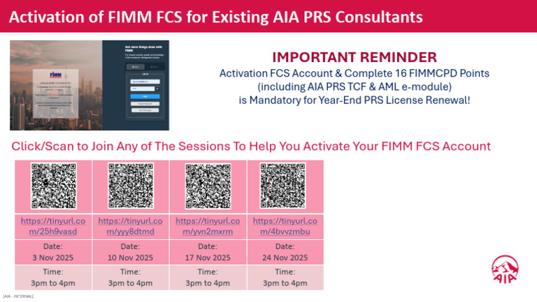 Activate Your FIMM FCS Account Now | PDF
