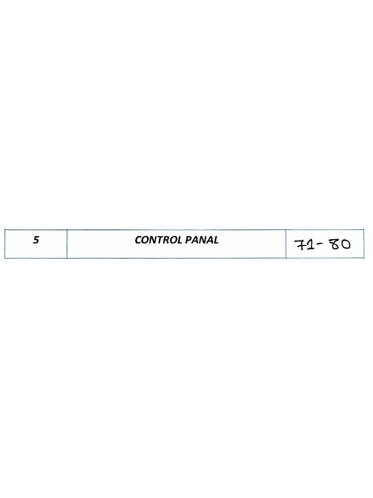Topic 5 Control Panal | PDF