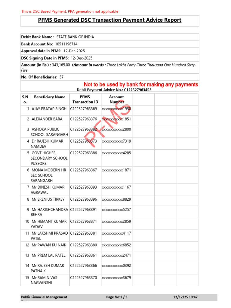 Print Payment Advice | PDF | Financial Services