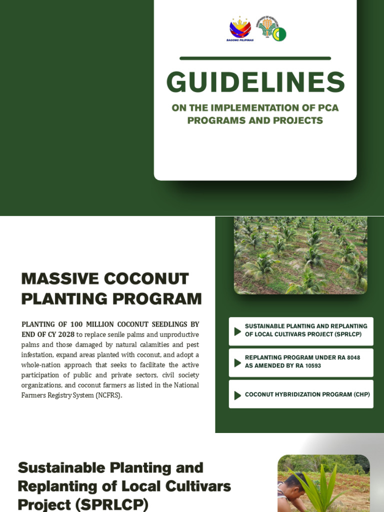 100 Million Coconut Seedlings Initiative | PDF | Plant Nursery | Fertilizer