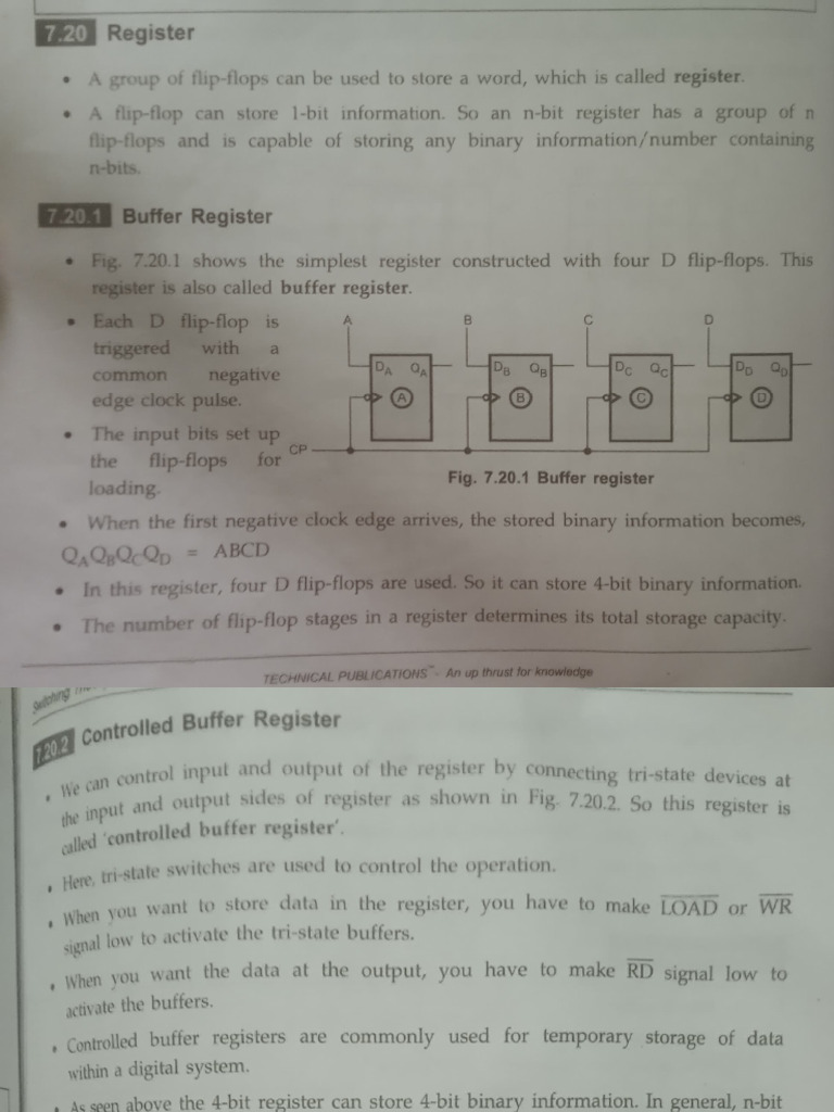 Controlled Buffer and Shift Registers | PDF | Computing | Digital ...