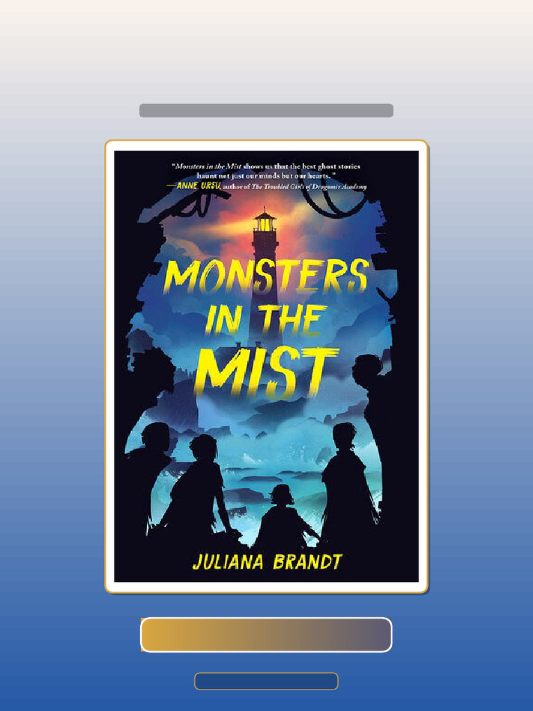 Monsters in the Mist Juliana Brandt Test Bank | PDF | Curriculum