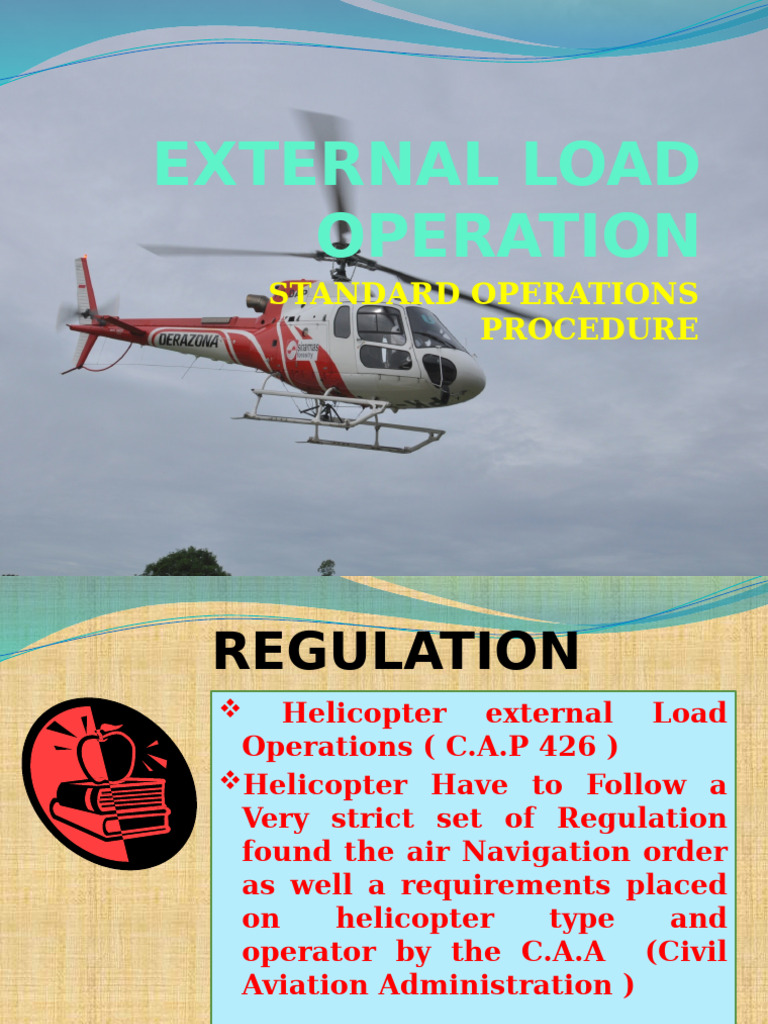 External Load Operation | PDF | Screw | Helicopter