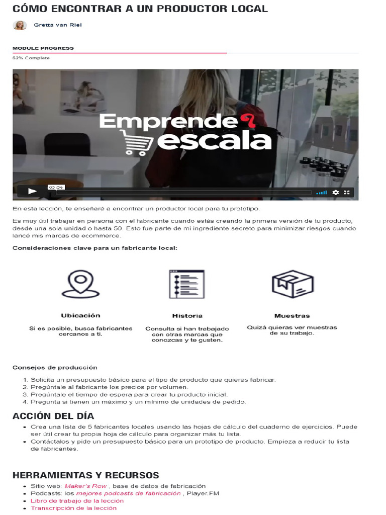 6 - Cómo Encontrar A Un Productor Local | PDF