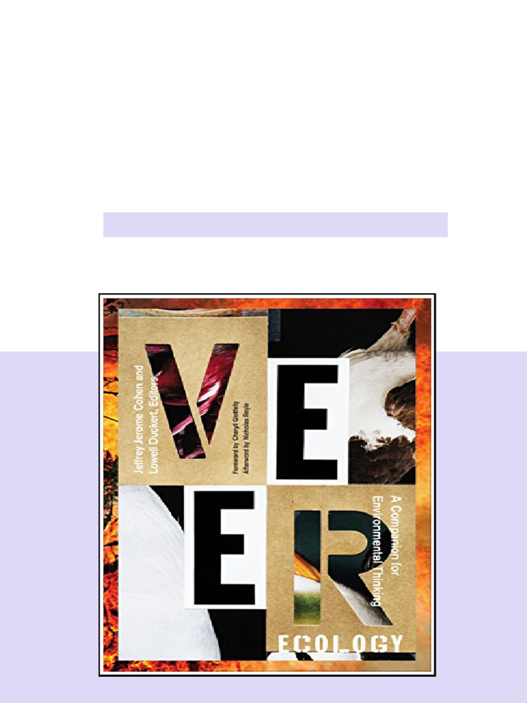 (Ebook) Veer Ecology: A Companion for Environmental Thinking by Jeffrey ...