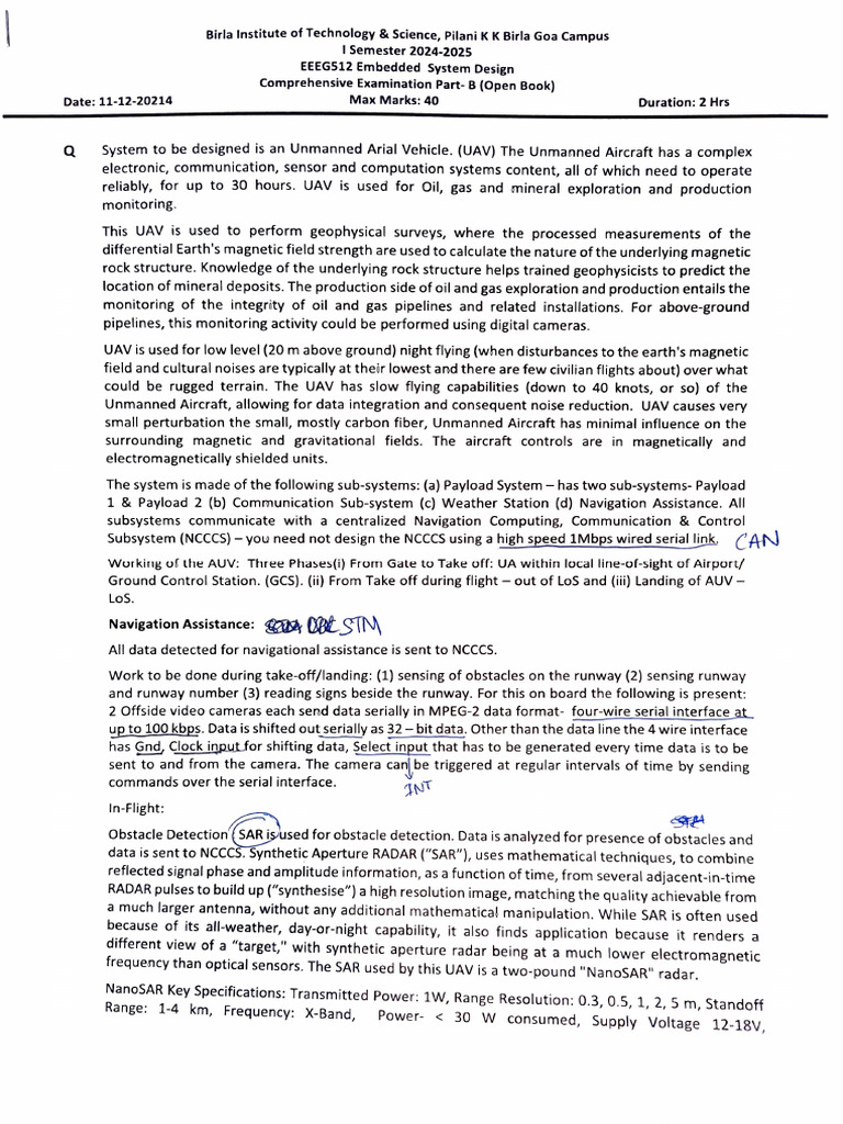 UAV design v1 | PDF | Unmanned Aerial Vehicle | Geophysics