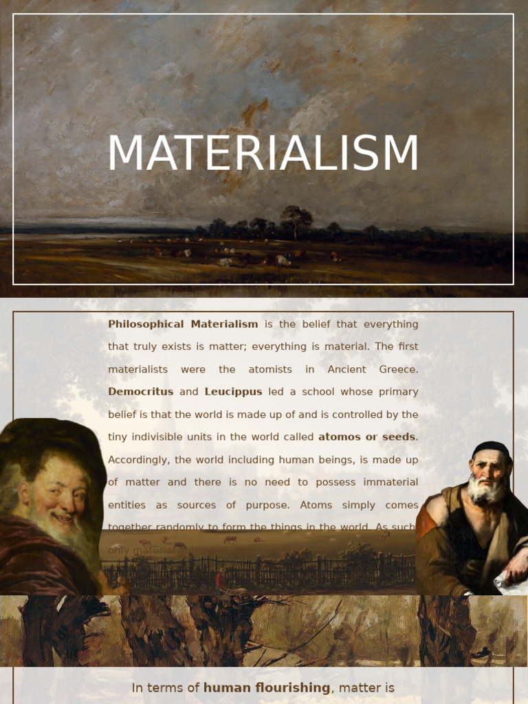 Materialism | PDF