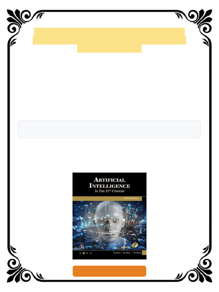 Artificial Intelligence in the 21st Century 3rd Edition Stephen Lucci ...