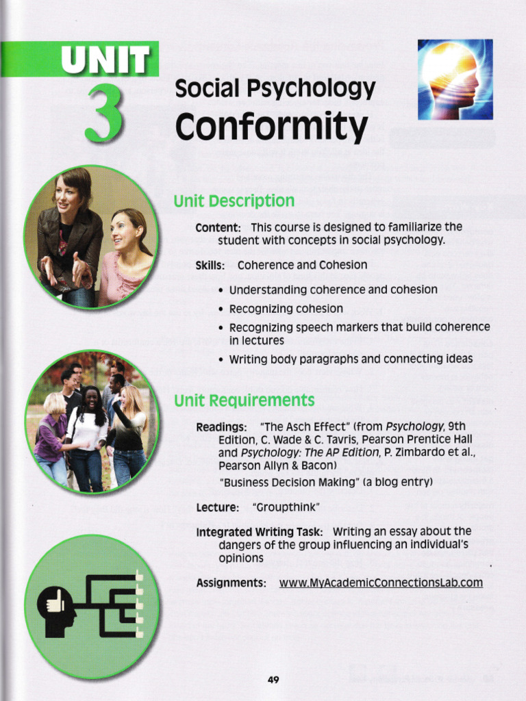 AC3 UNIT 03 Textbook | PDF | Conformity | Psychological Concepts