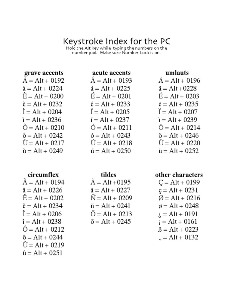 Computer Accents | PDF