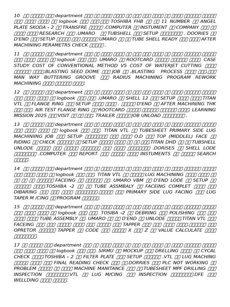 Log Book | PDF
