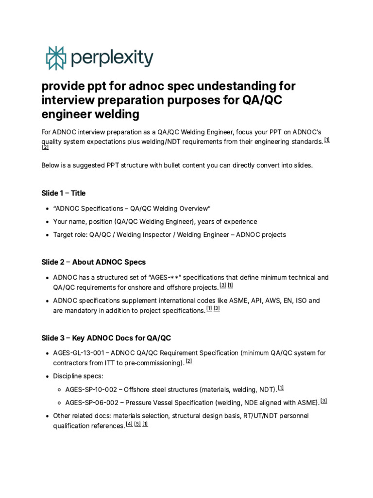 ADNOC QA/QC Welding Engineer Guide | PDF | Nondestructive Testing ...
