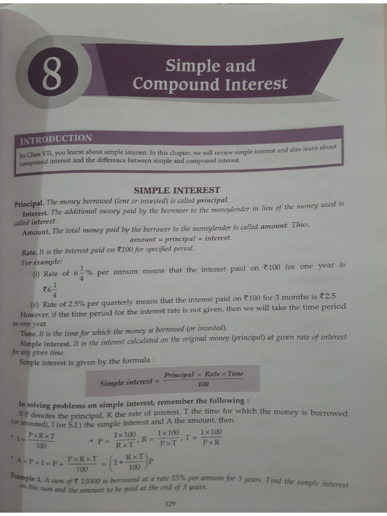 Simple Compound Interest | PDF