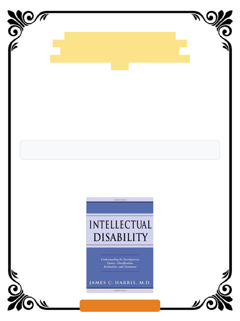 Intellectual Disability Understanding Its Development Causes ...