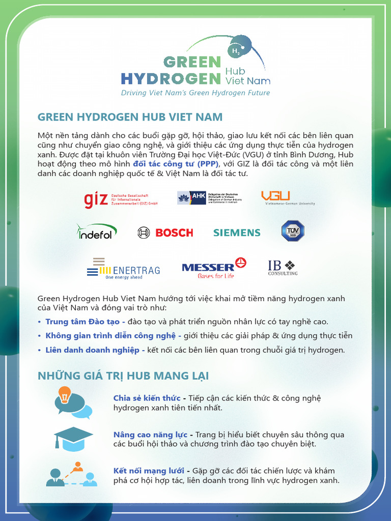 (VI) Green Hydrogen Hub Flyer | PDF