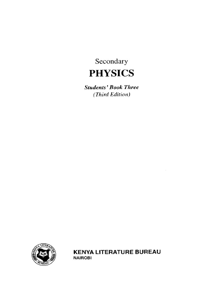 KLB Physics B3 | PDF