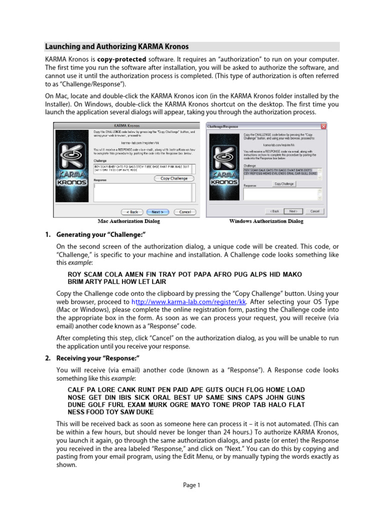 KARMA Kronos Authorization Guide | PDF | Microsoft Windows | Computing ...