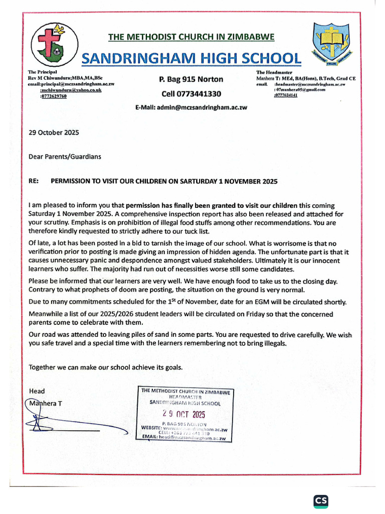 Visit Notice | PDF