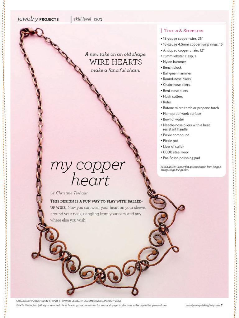 Making Copper Jewelry Trang 3 | PDF