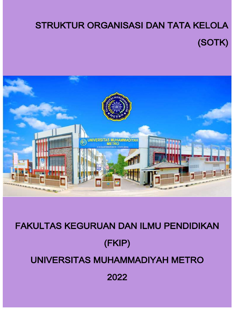 Struktur Organisasi FKIP UMM 2022 | PDF