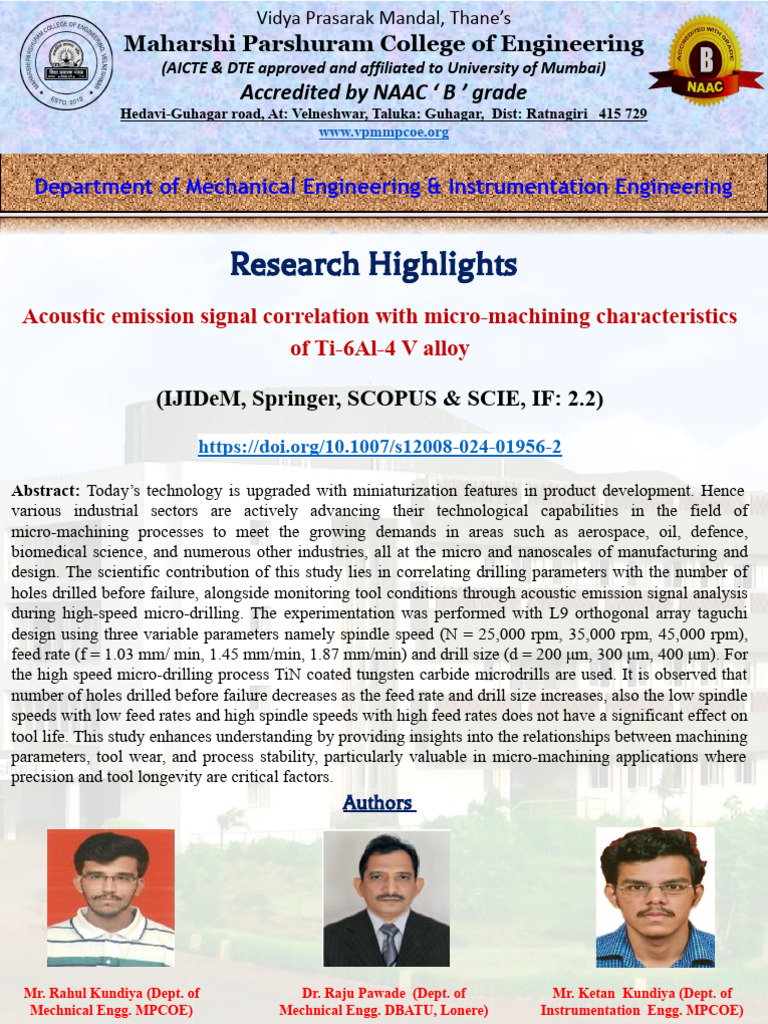 Research Highlight.pptx | PDF | Mechanical Engineering