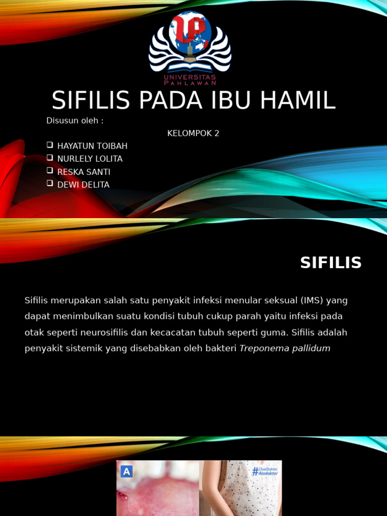Sifilis pada ibu hamil | PDF