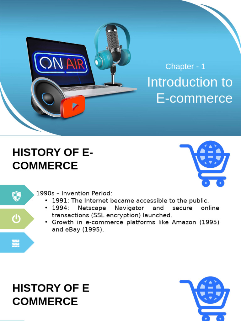 E-Commerce History and Key Concepts | PDF | E Commerce | Digital Marketing