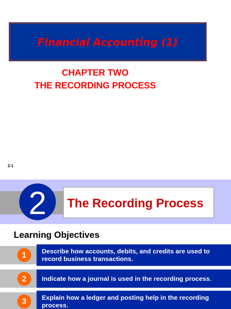 Understanding the Recording Process in Accounting | PDF | Debits And ...