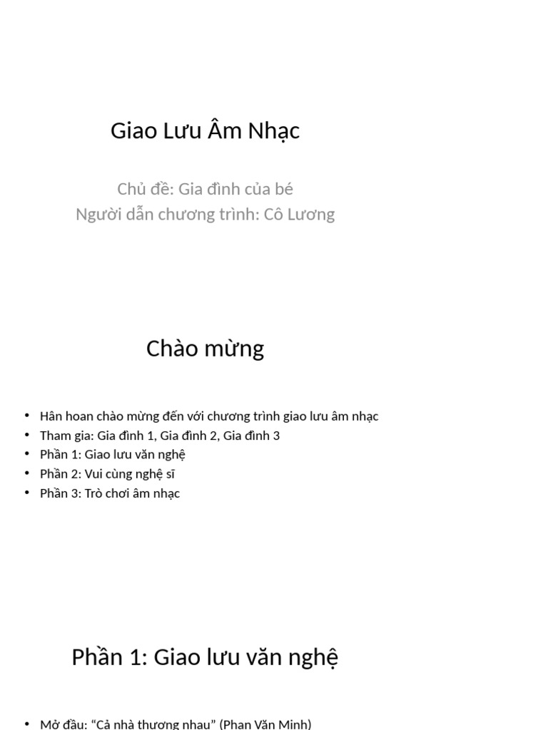 Giao Luu Am Nhac | PDF