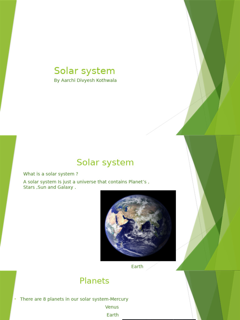 Overview of the Solar System | PDF