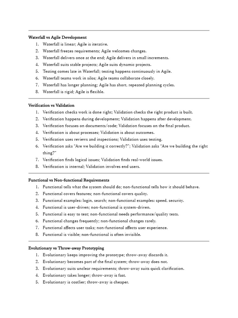 Waterfall vs Agile: Key Differences Explained | PDF | Software Testing ...