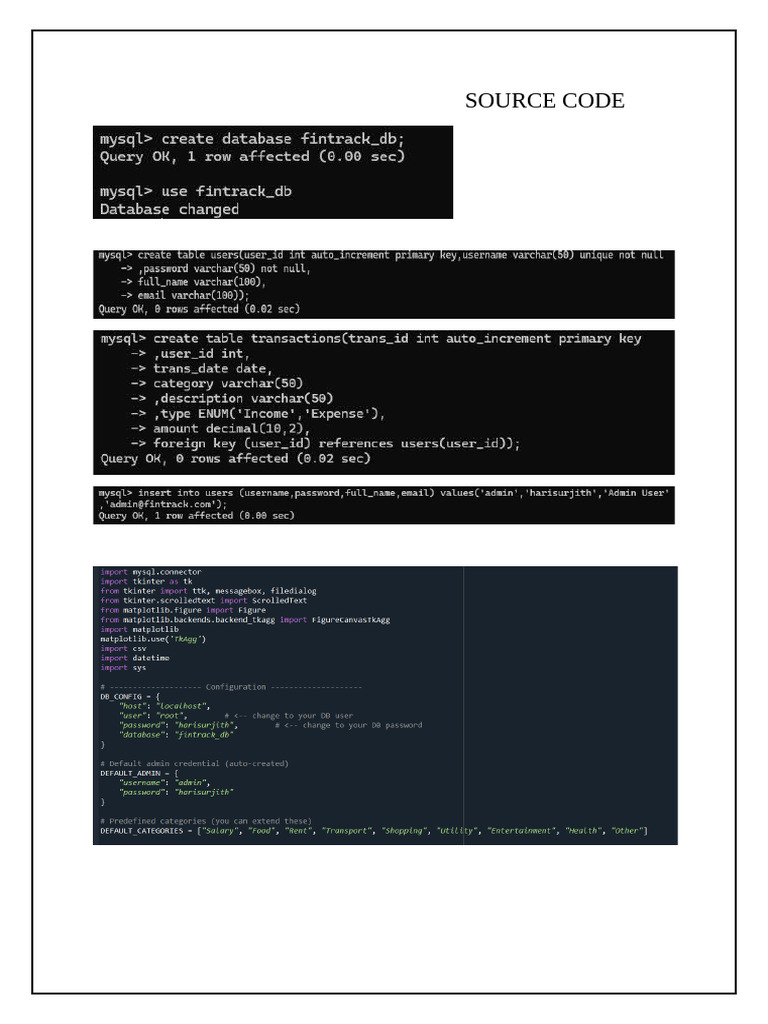 FINTRACK | PDF
