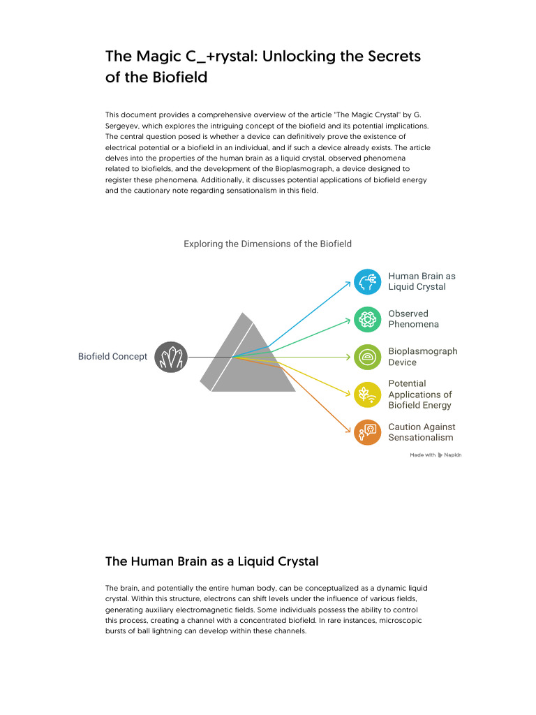 The Magic C - +rystal - Unlocking The Secrets of The Biofield | PDF ...